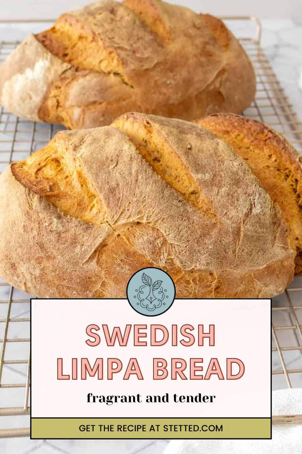 Swedish Limpa Bread - stetted