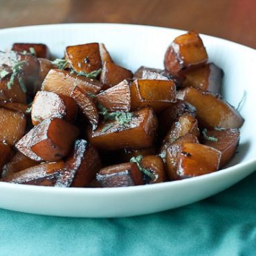 Glazed Turnips - stetted