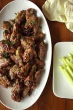 Raspberry Chipotle Wings - stetted