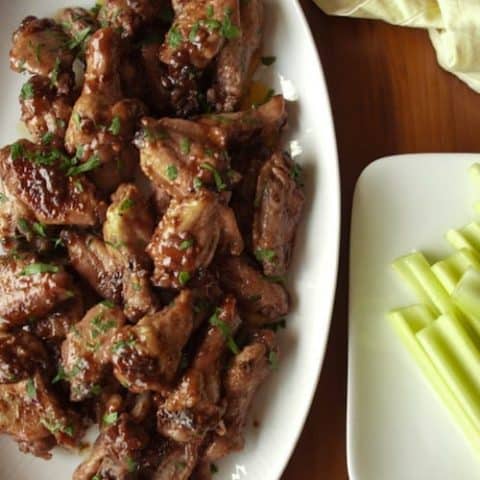 Raspberry Chipotle Wings - stetted