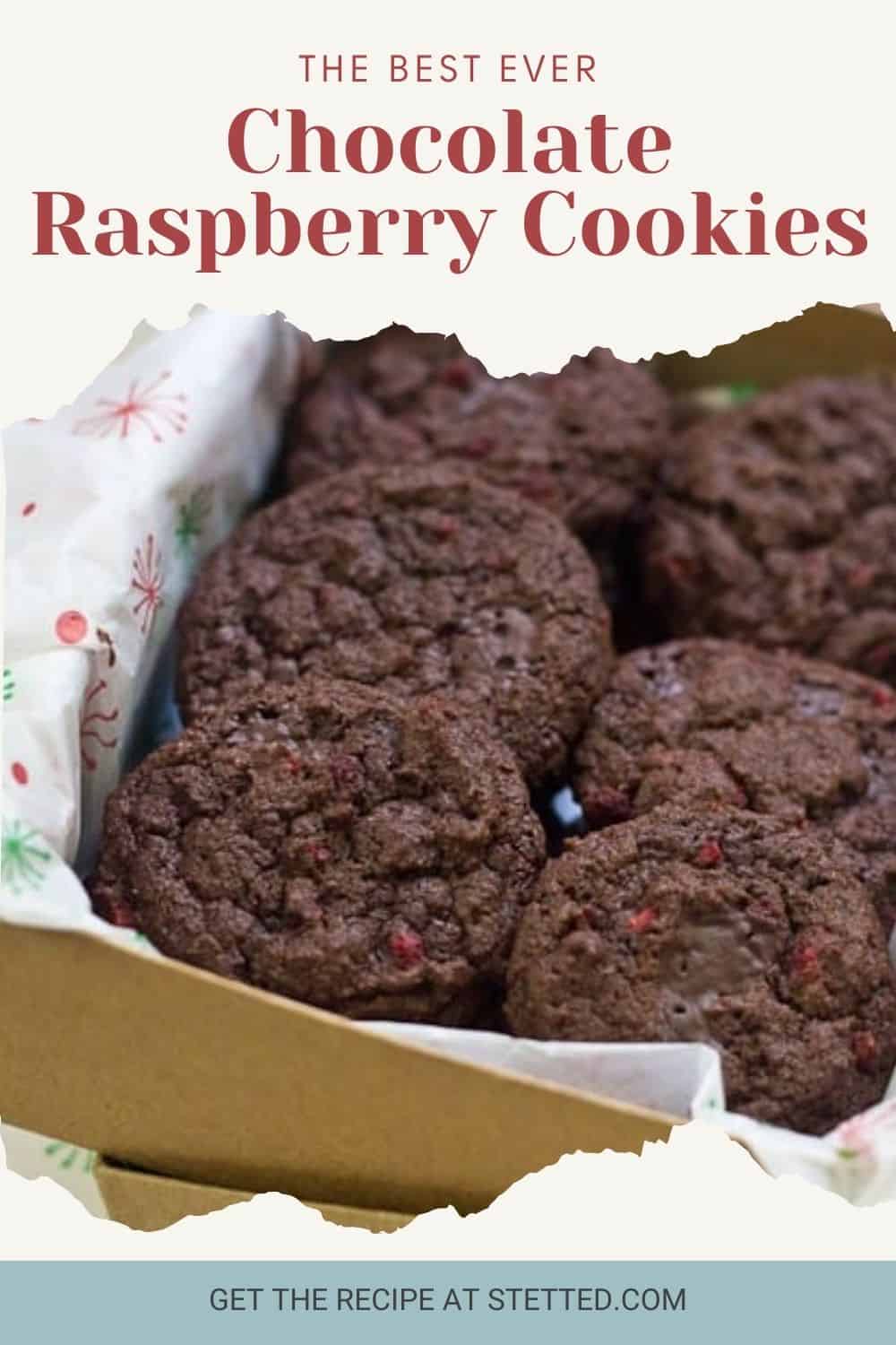 Super Chocolatey Raspberry Cookies