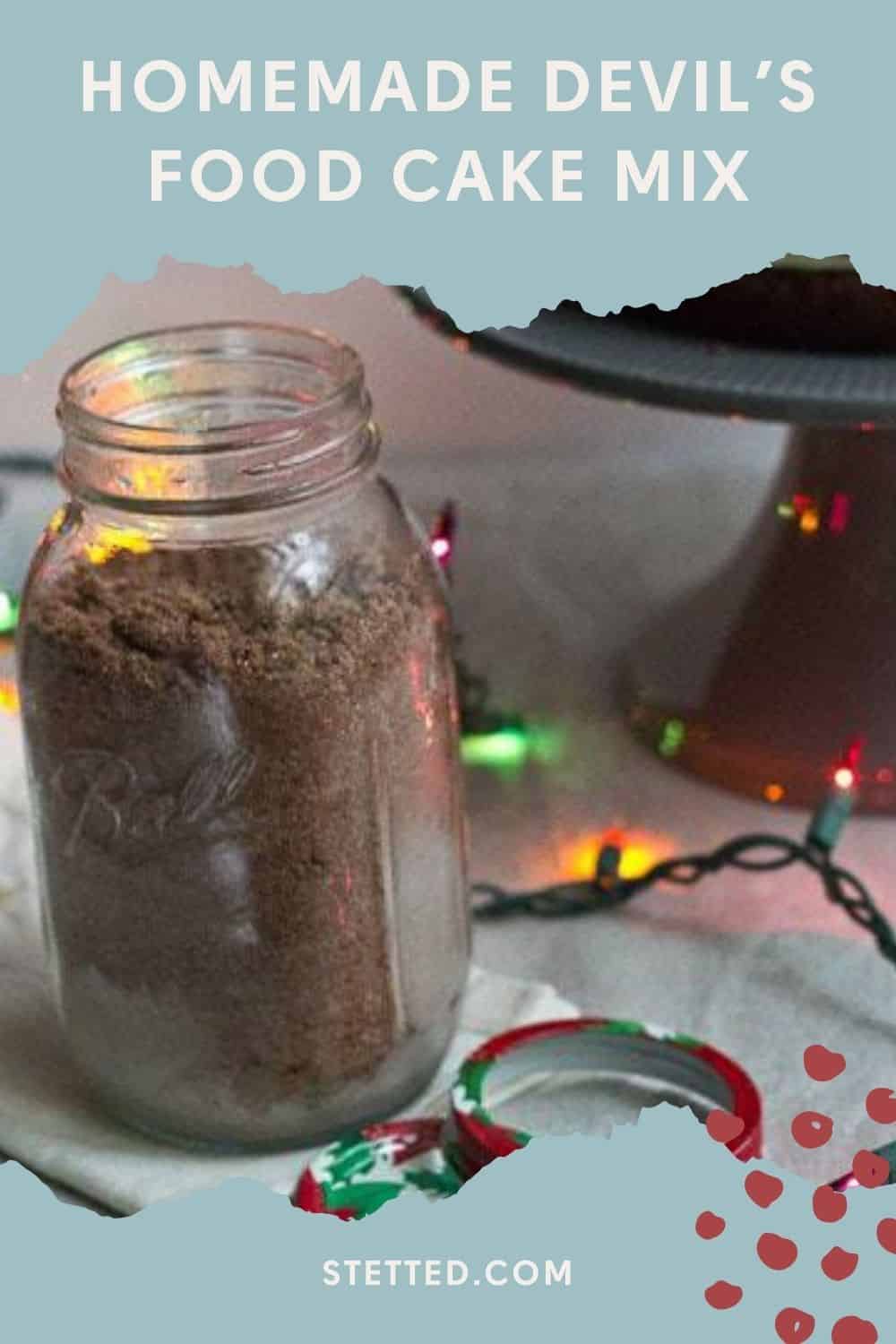 Homemade Devil's Food Cake Mix - stetted