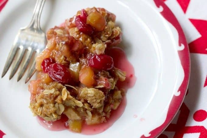 Cranberry Apple Crumble - stetted