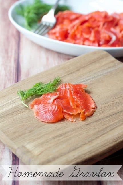 Homemade Gravlax