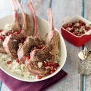 Sumac Lamb Chops with Pomegranate Relish
