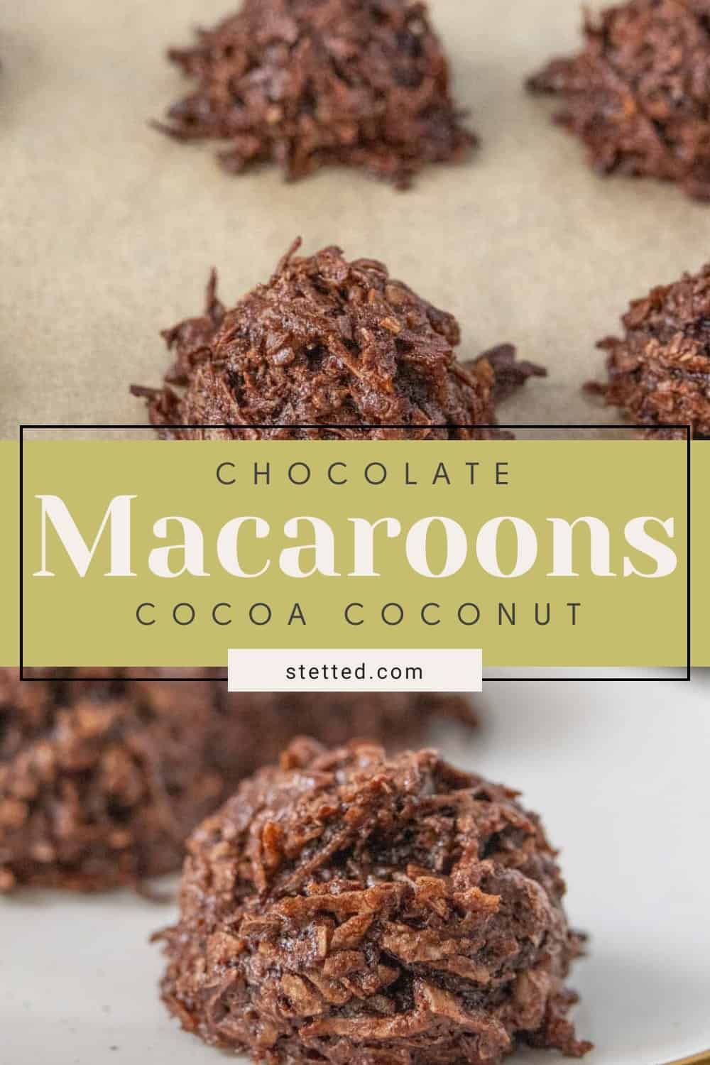 Chocolate Macaroons - stetted