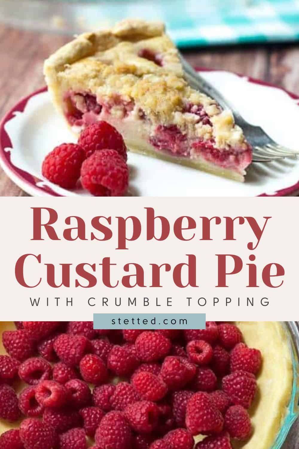 Raspberry Cream Pie - stetted