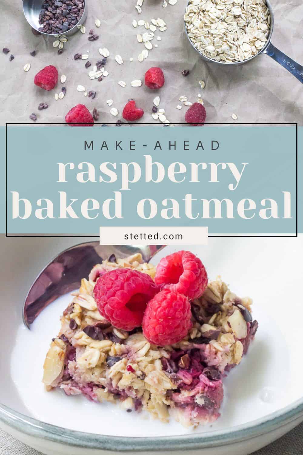 Raspberry Baked Oatmeal