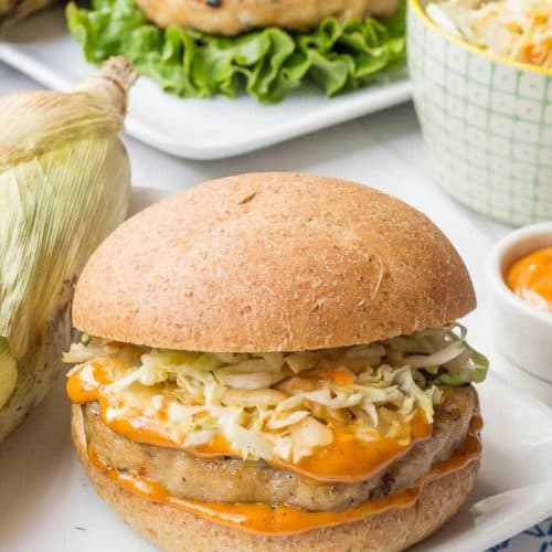 Gochujang Pollock Burgers