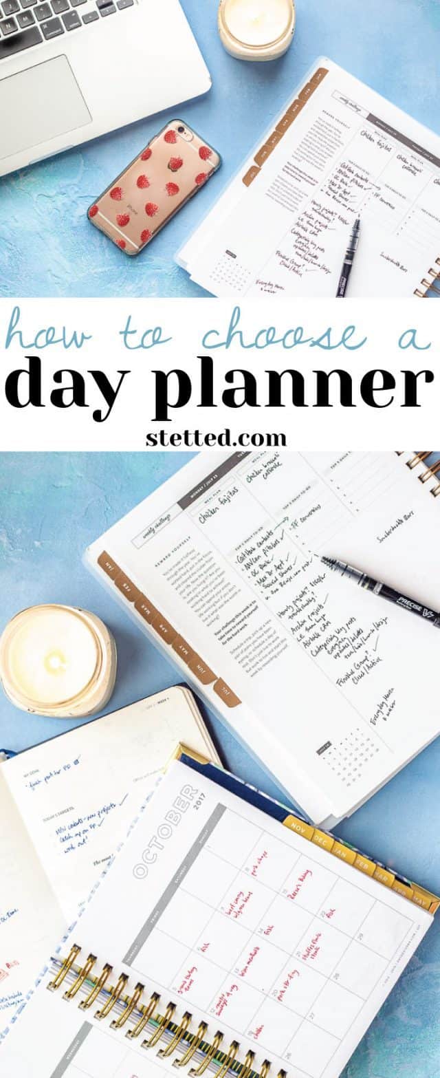 How to Choose a Day Planner - stetted