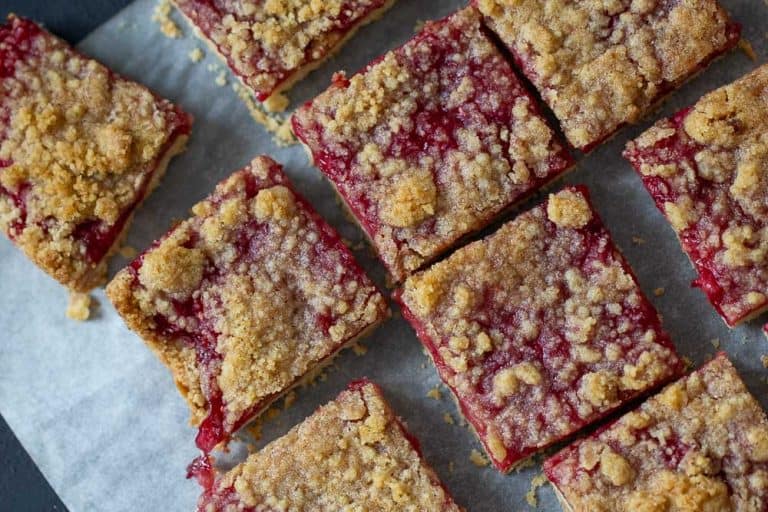 Raspberry Pie Bars - stetted
