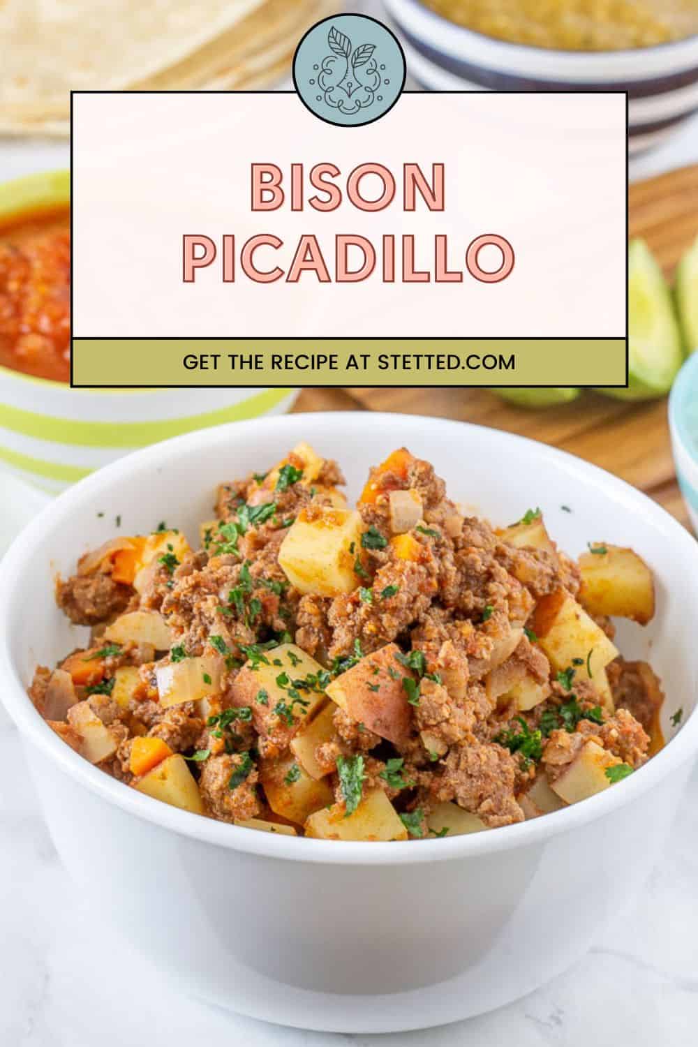 Bison Picadillo - stetted