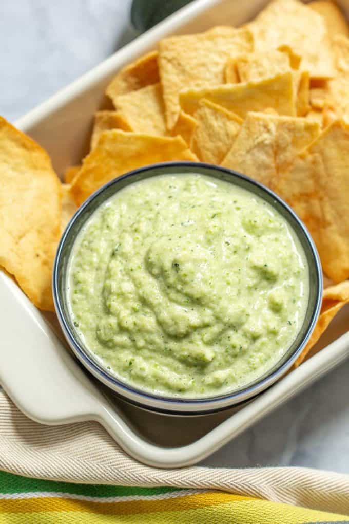 Zucchini Hummus - stetted