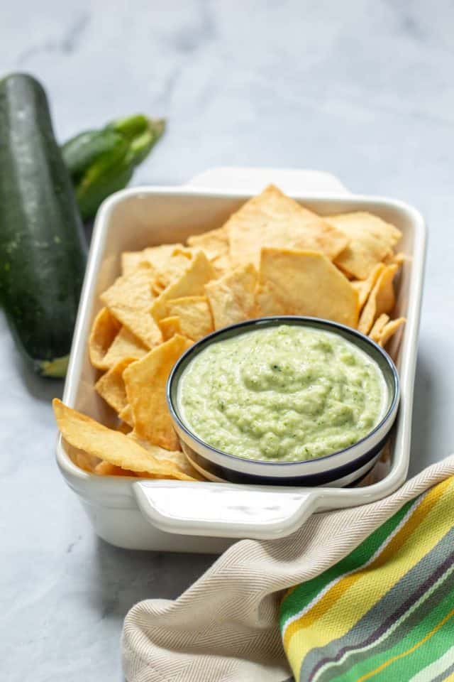 Zucchini Hummus - stetted