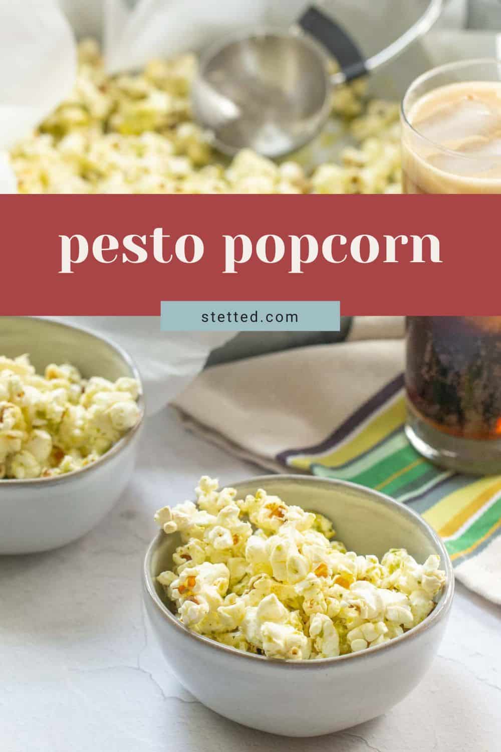 Pesto Popcorn - stetted