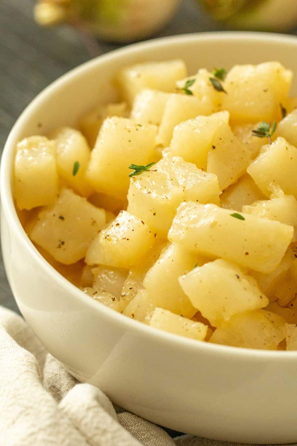 Glazed Turnips - stetted