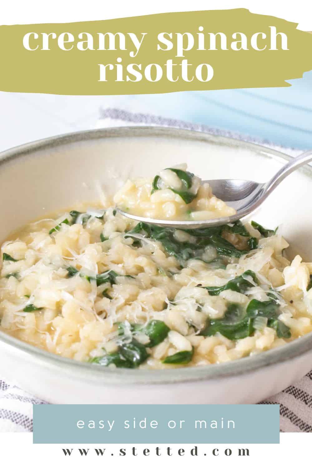 Spinach Risotto - stetted