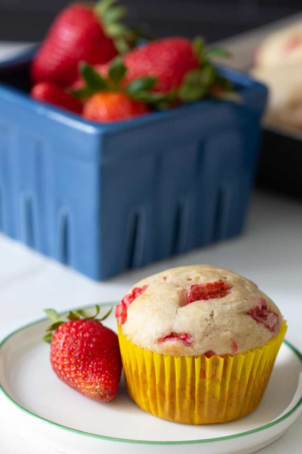Strawberry Muffins - stetted