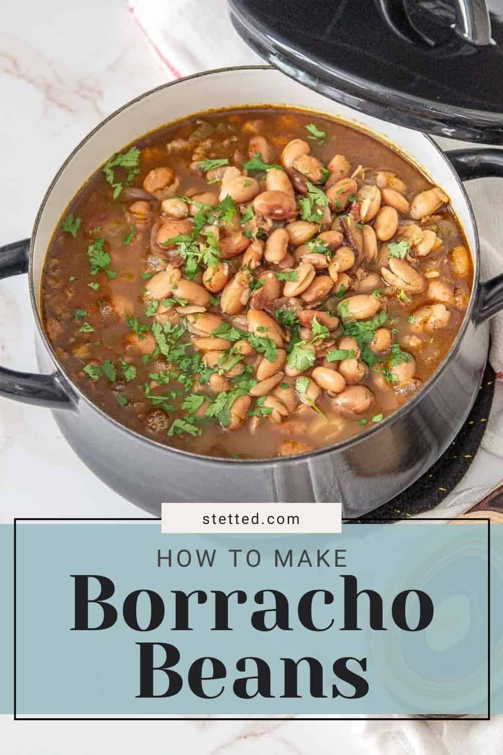 Borracho Beans - stetted