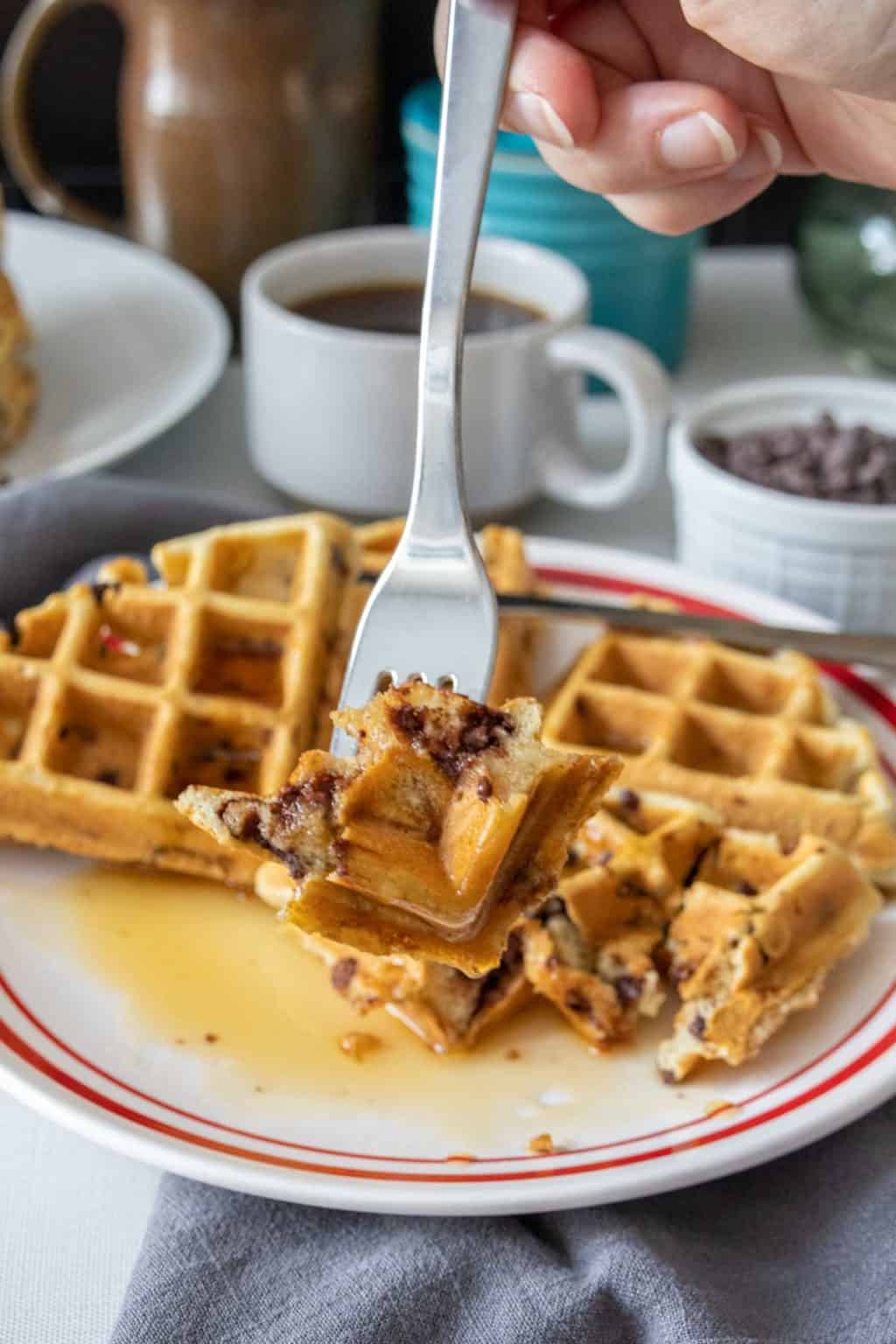 Chocolate Chip Waffles