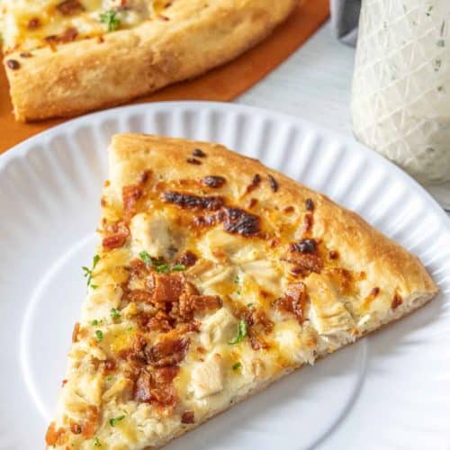 Chicken Bacon Ranch Pizza - stetted