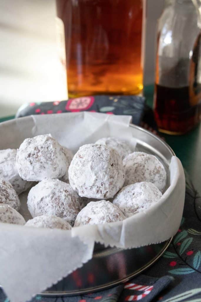 Maple Bourbon Balls - stetted