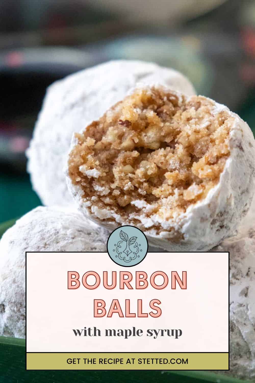 Maple Bourbon Balls - stetted