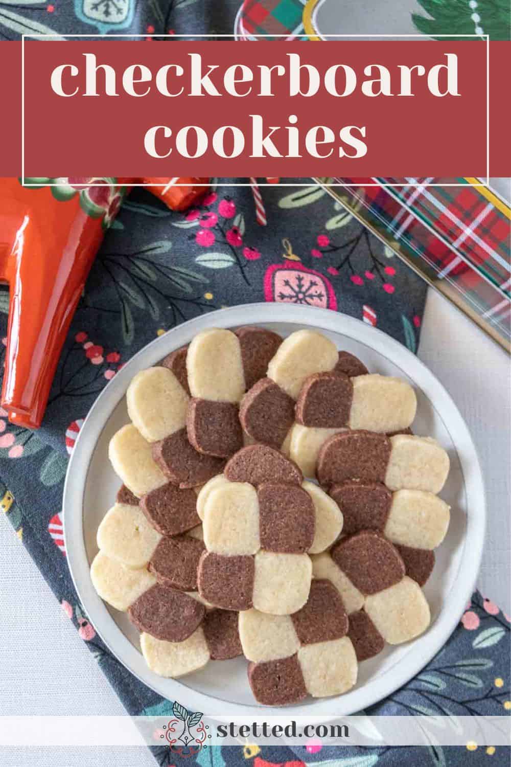 Checkerboard Cookies - stetted