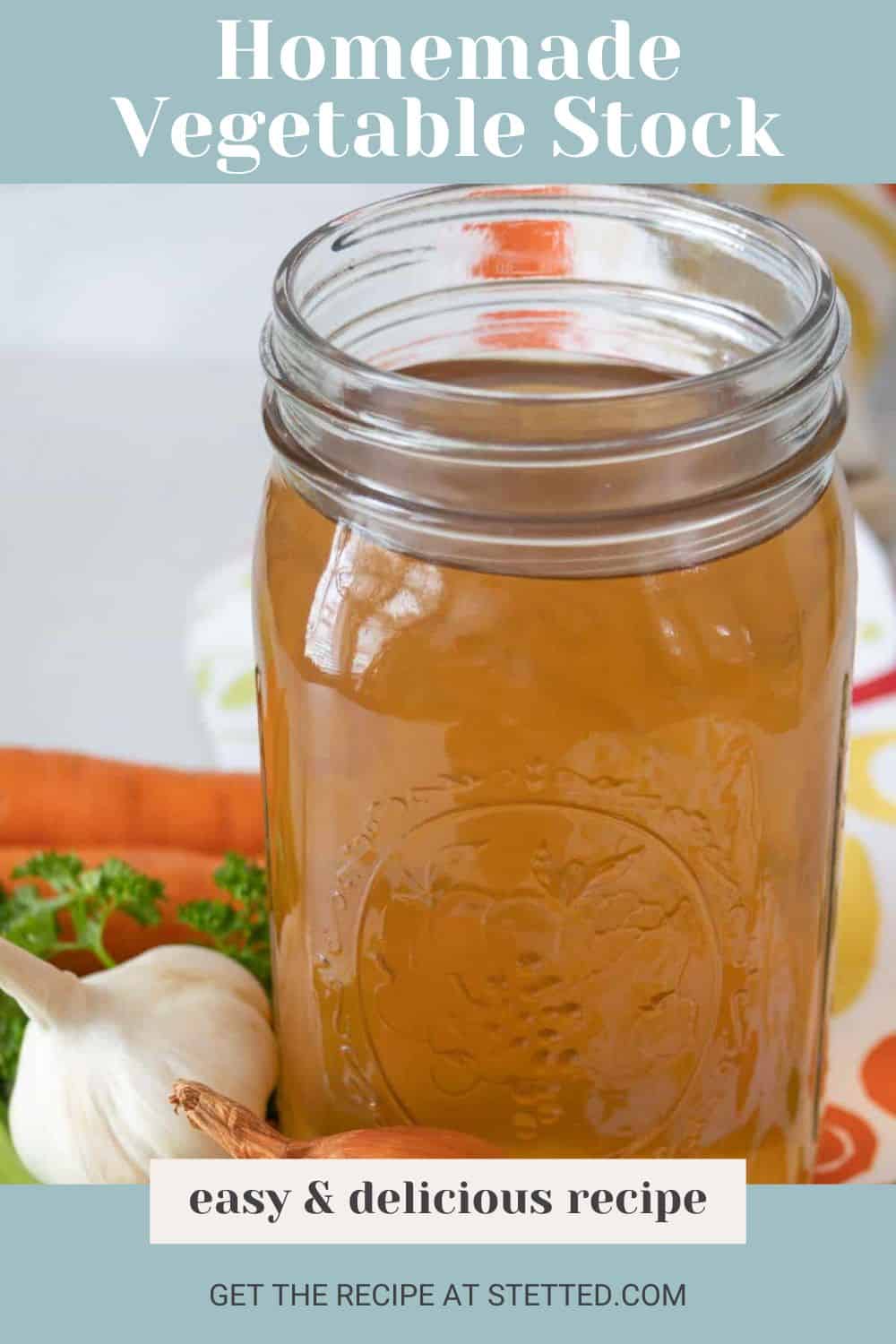 Homemade Vegetable Stock - stetted