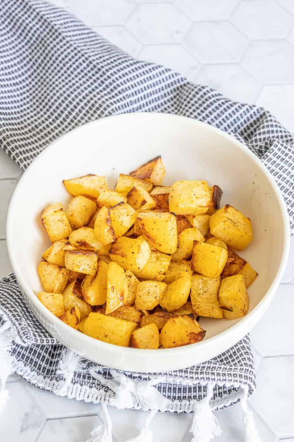 Roasted Rutabaga - stetted
