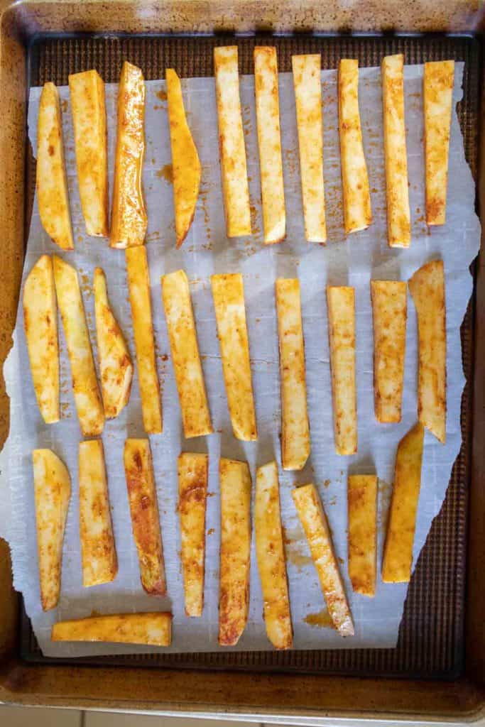 Rutabaga Fries - stetted