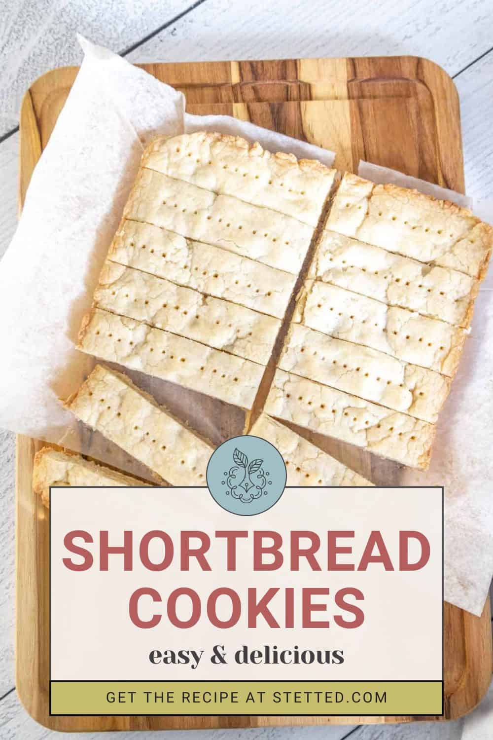 Easy Shortbread Cookies {No Roll, No Chill Method} - stetted
