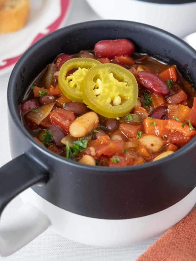 Vegetarian Bean Chili - stetted