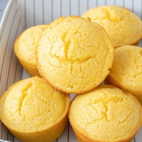 Easy Homemade Corn Muffins - stetted