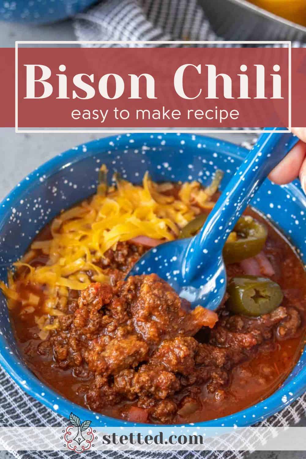 Bison Chili - stetted