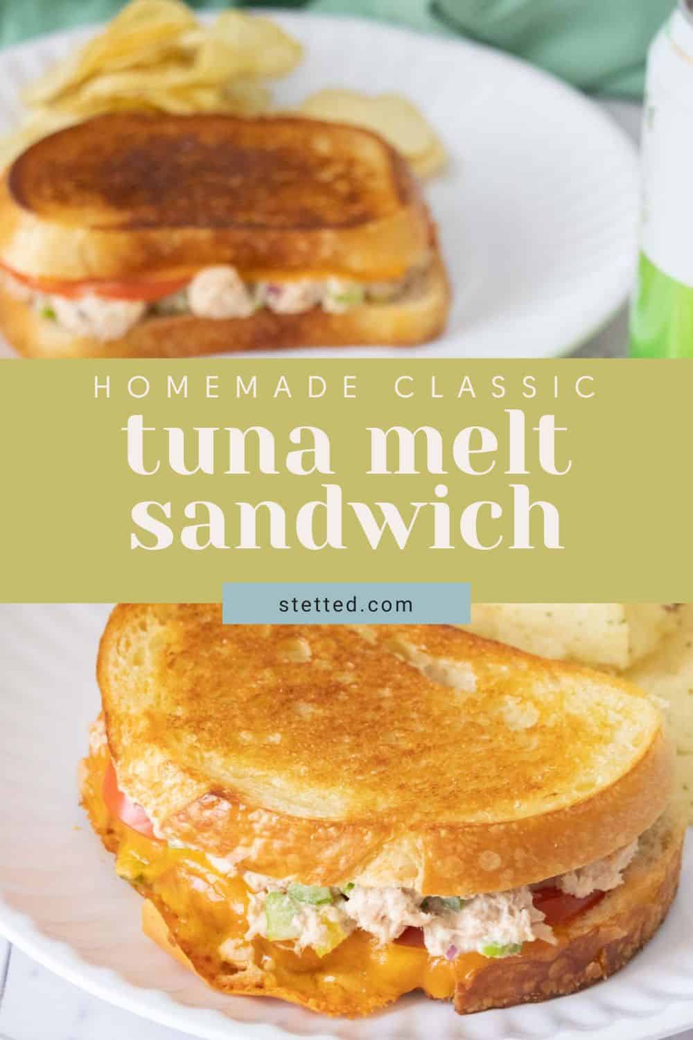 Classic Tuna Melt Sandwich - stetted