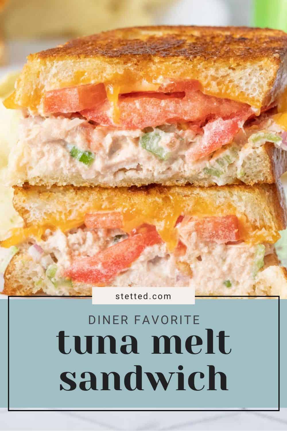 Classic Tuna Melt Sandwich - stetted