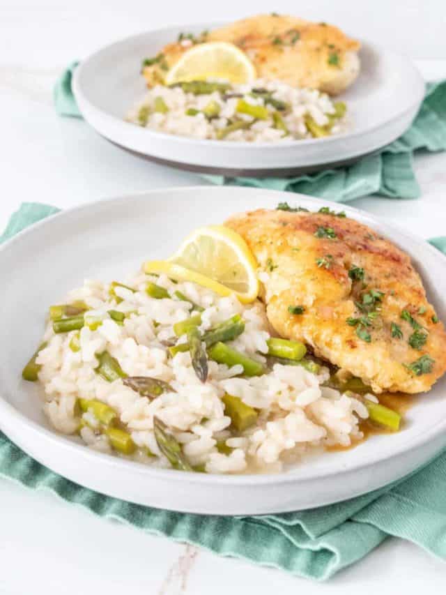 Spring Asparagus Risotto - stetted
