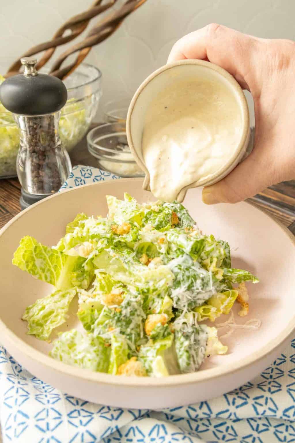 Homemade Caesar Salad Dressing - stetted