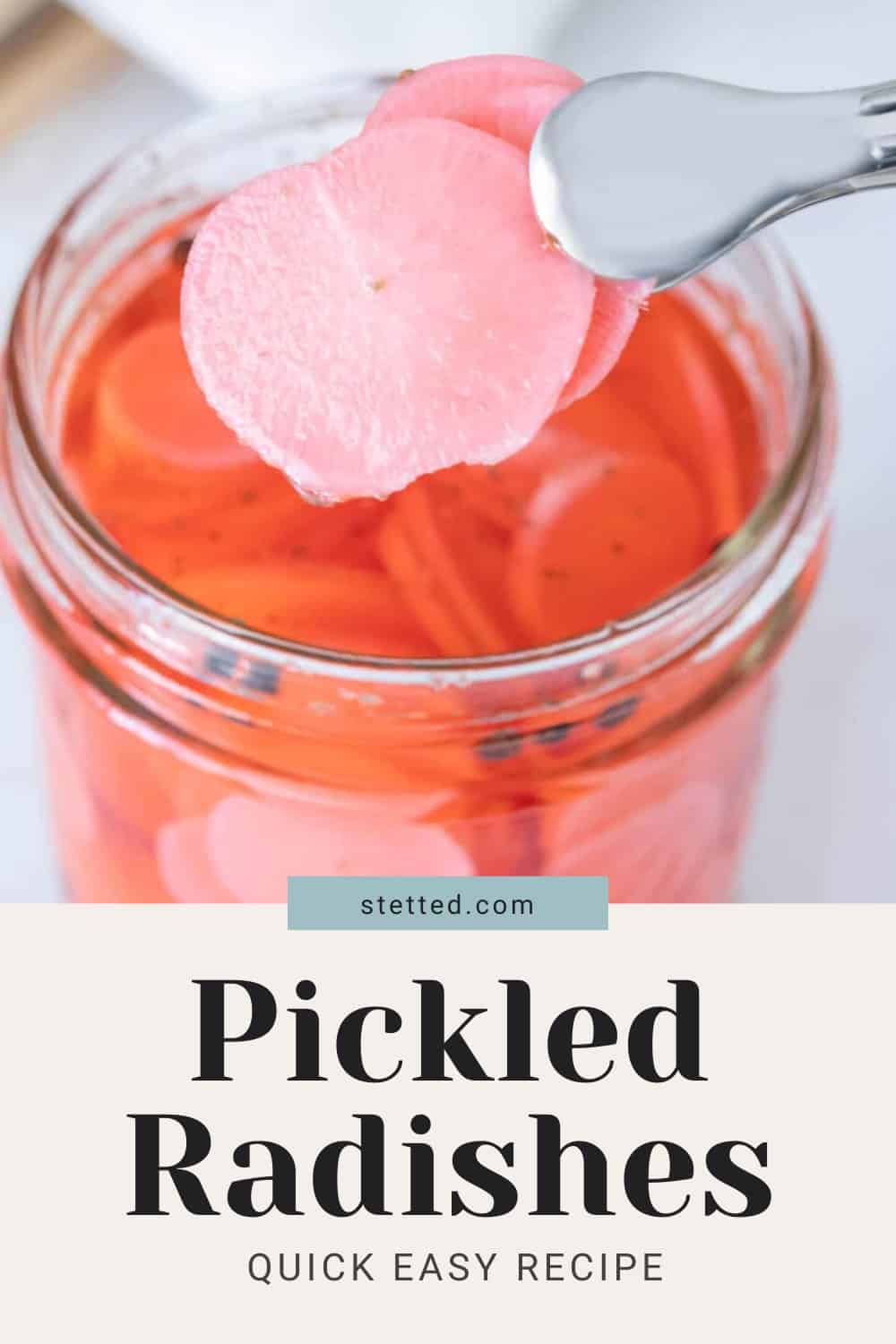 Pickled Radishes Recipe - stetted