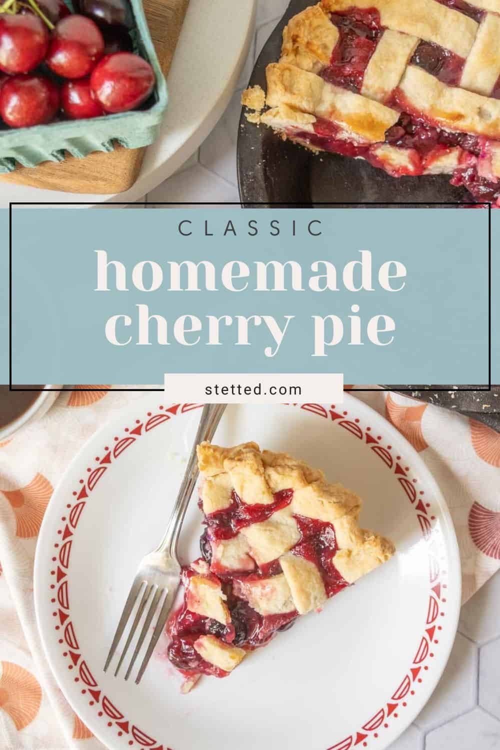 Homemade Cherry Pie - stetted