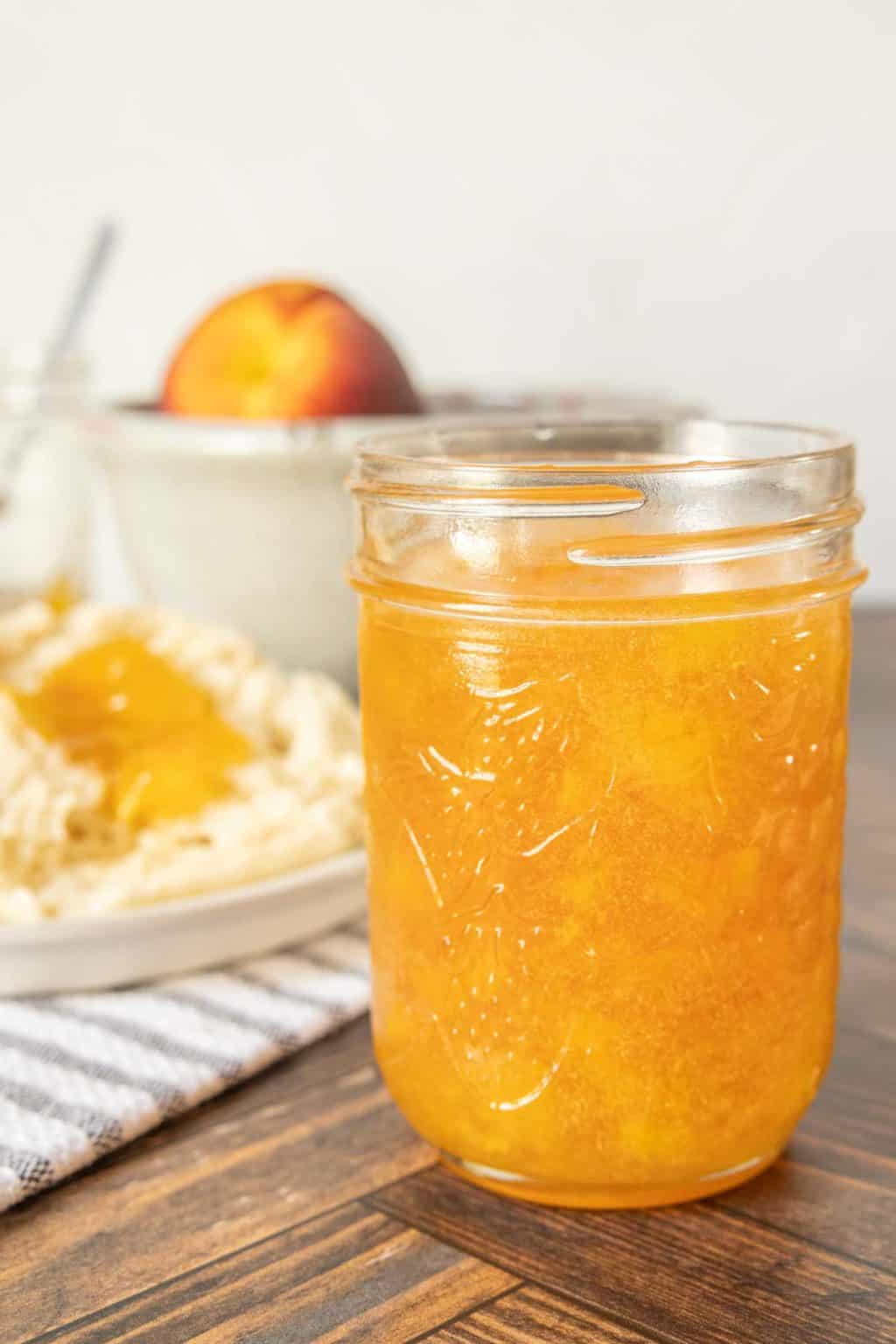 Small Batch Peach Jam - stetted