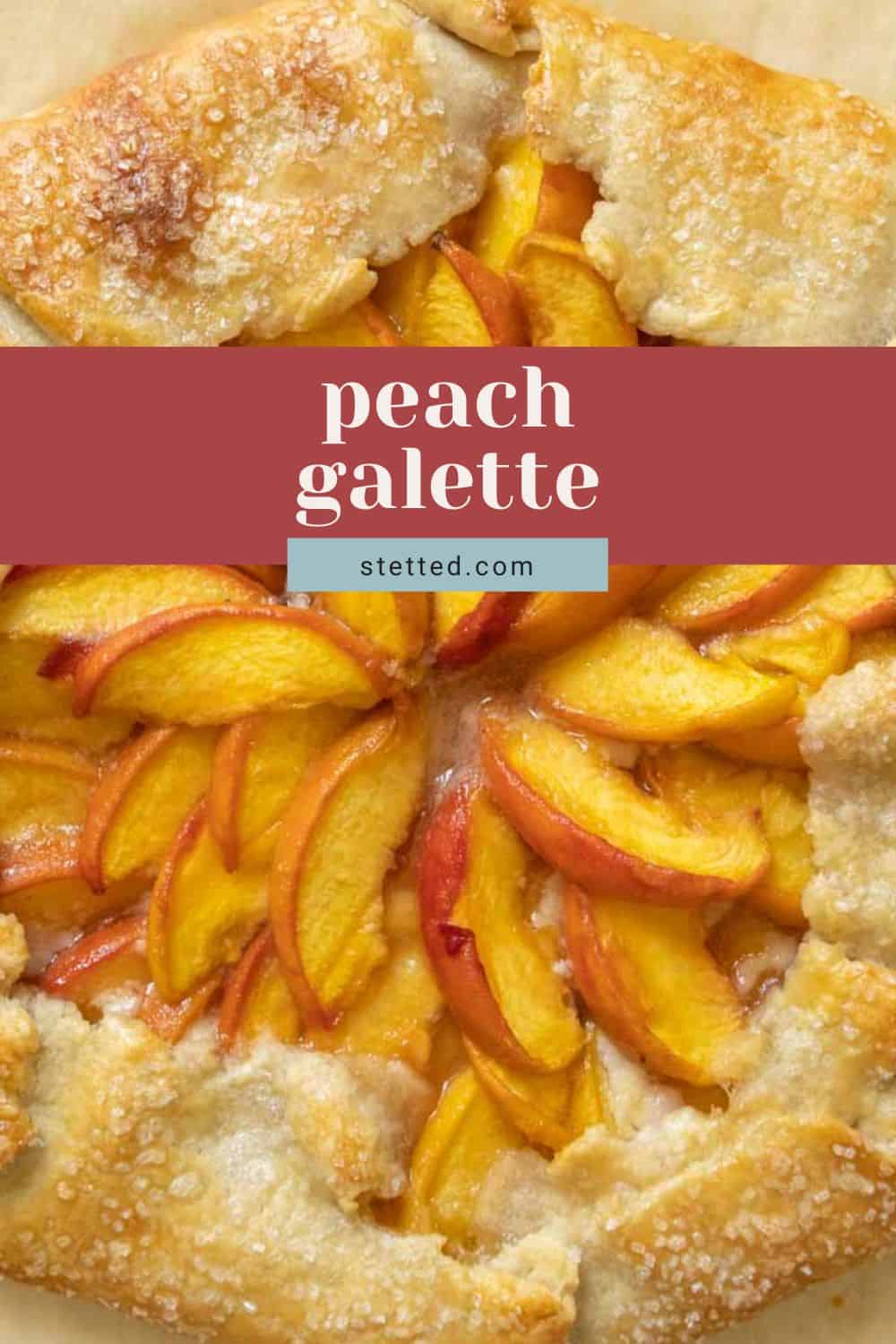 Peach Galette with Mascarpone