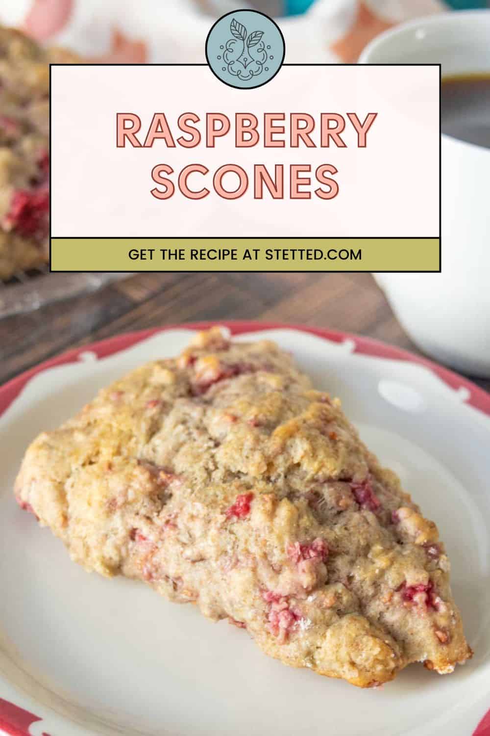 Raspberry Scones - stetted