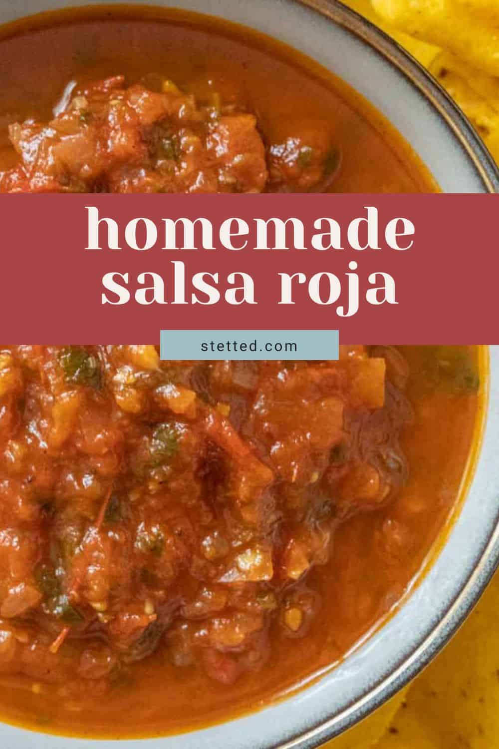 Salsa Roja Recipe - stetted
