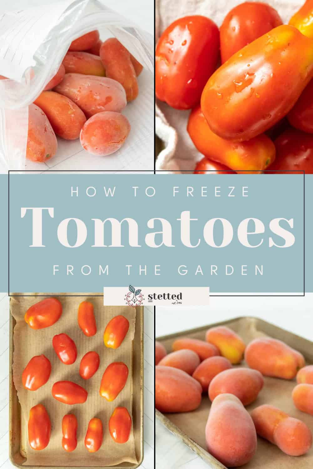 How to Freeze Tomatoes - stetted