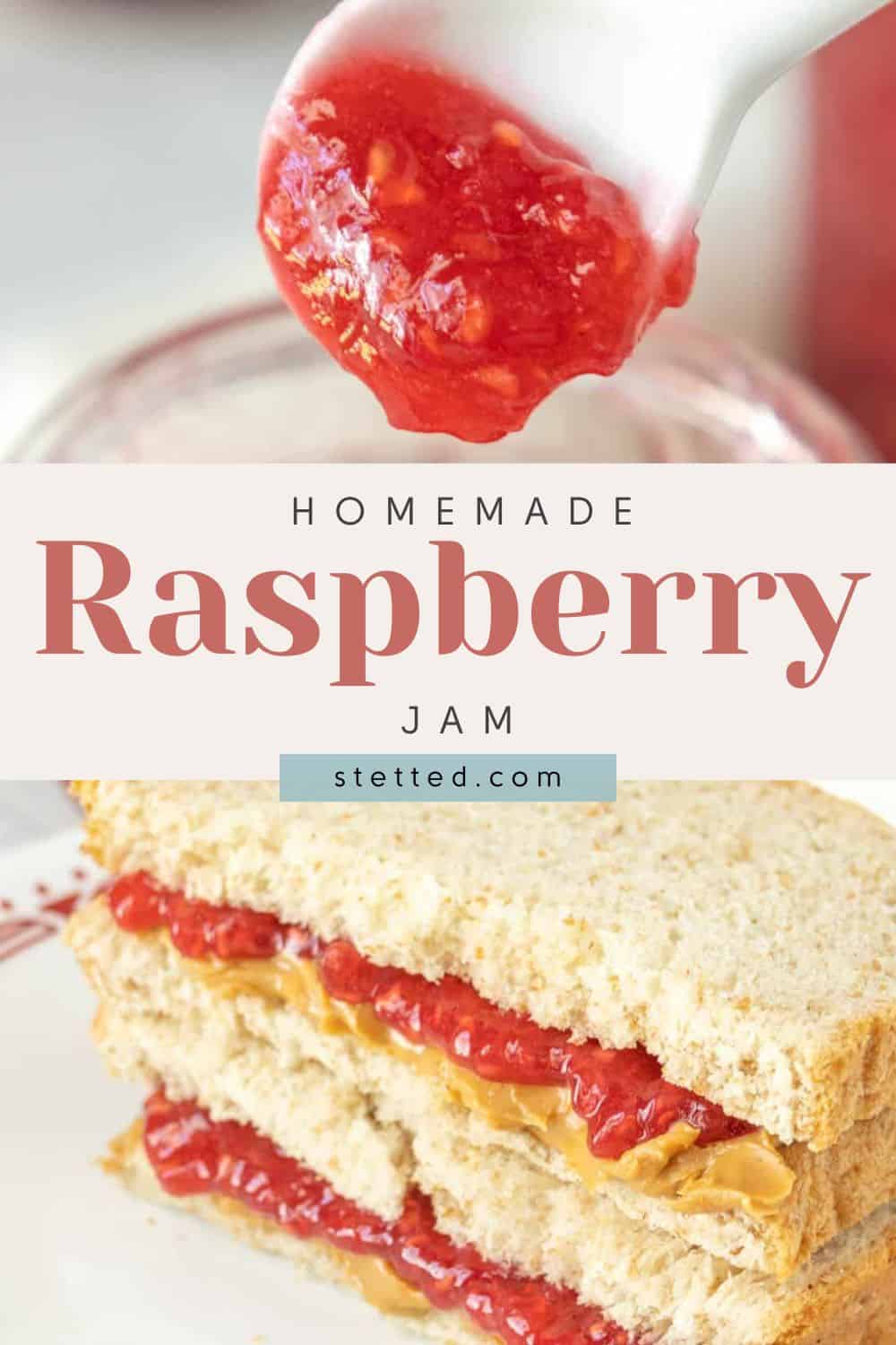 {Small Batch} Raspberry Jam Recipe - stetted