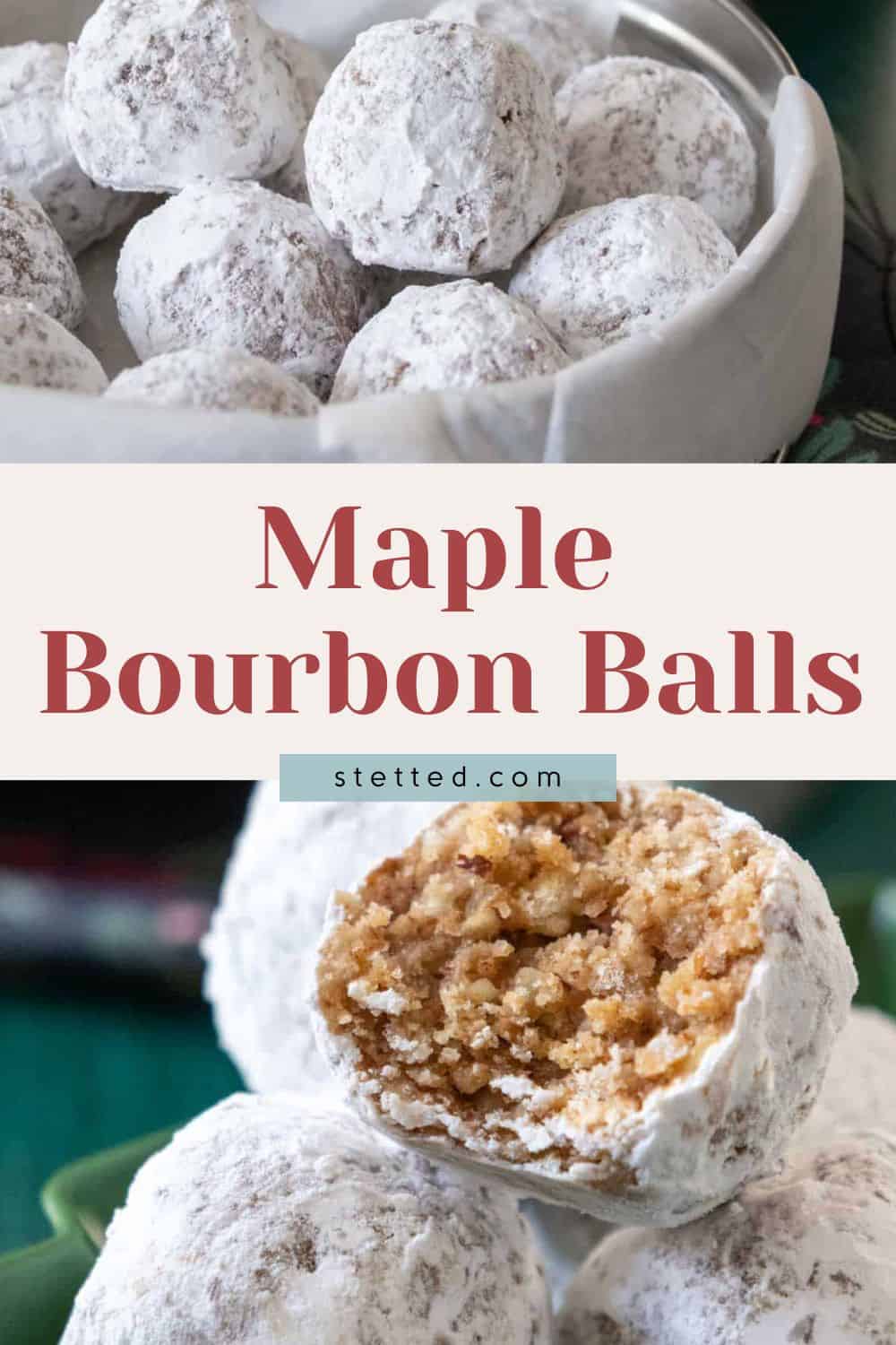 Maple Bourbon Balls - stetted