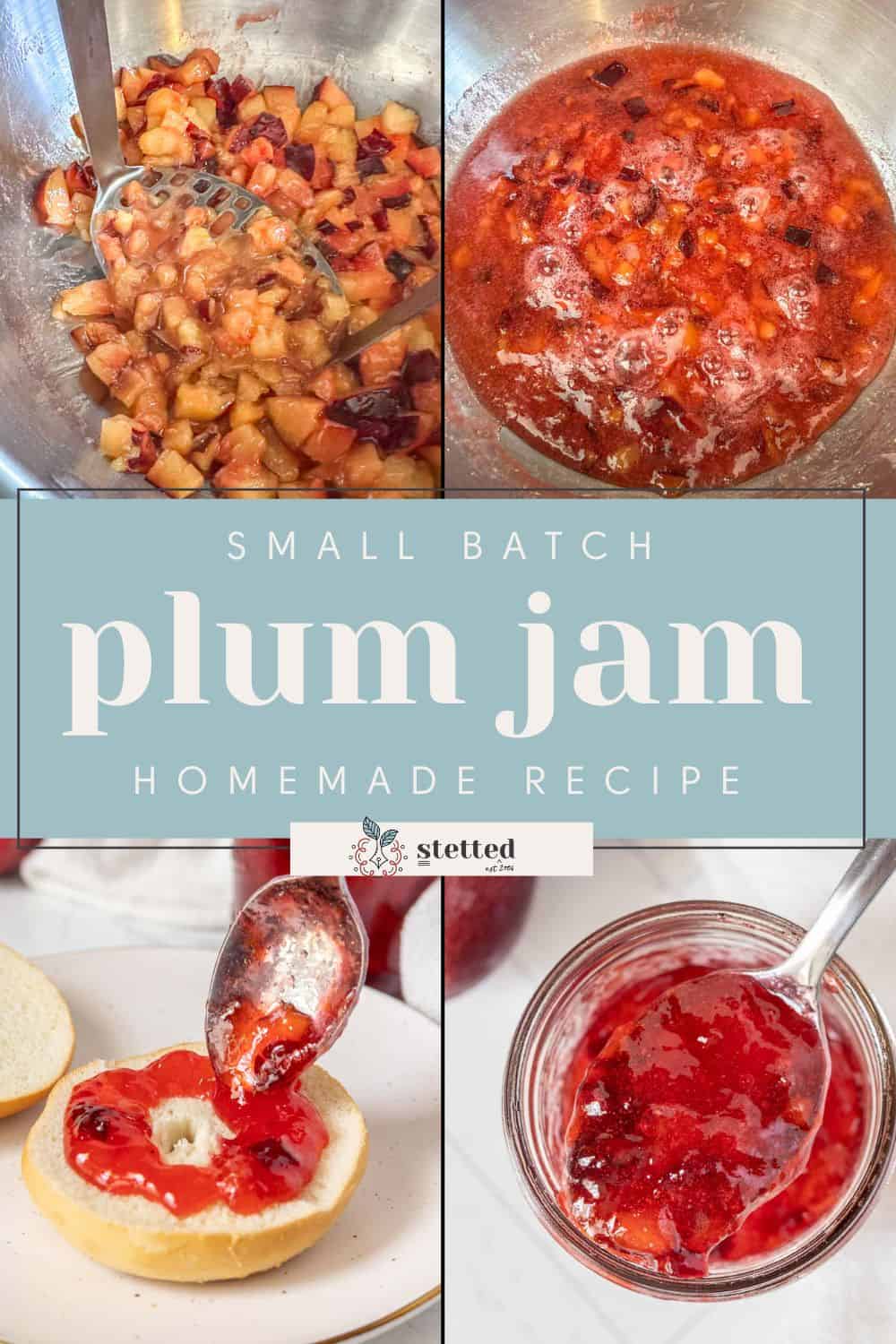 Small Batch Plum Jam - stetted