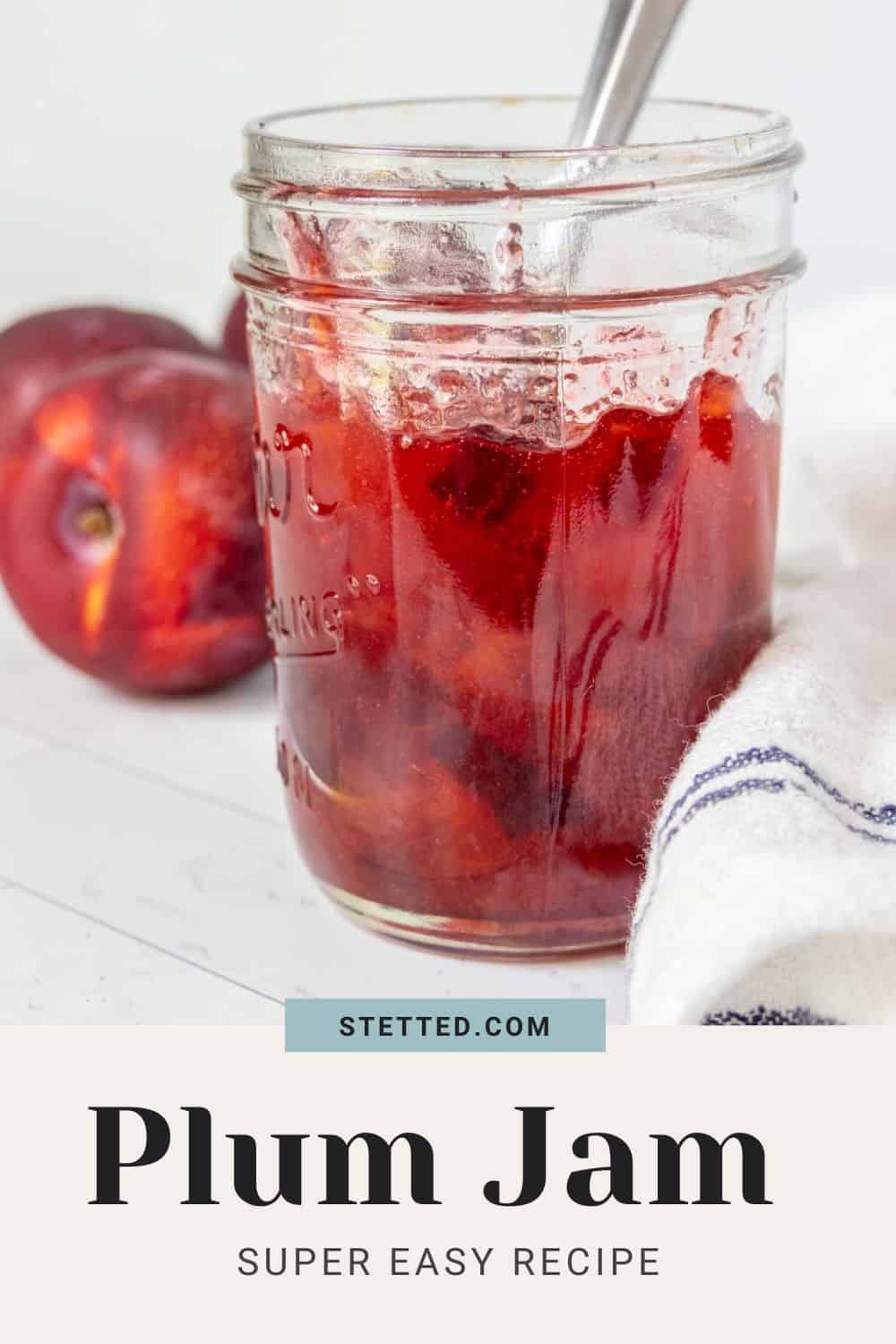 Small Batch Plum Jam - stetted